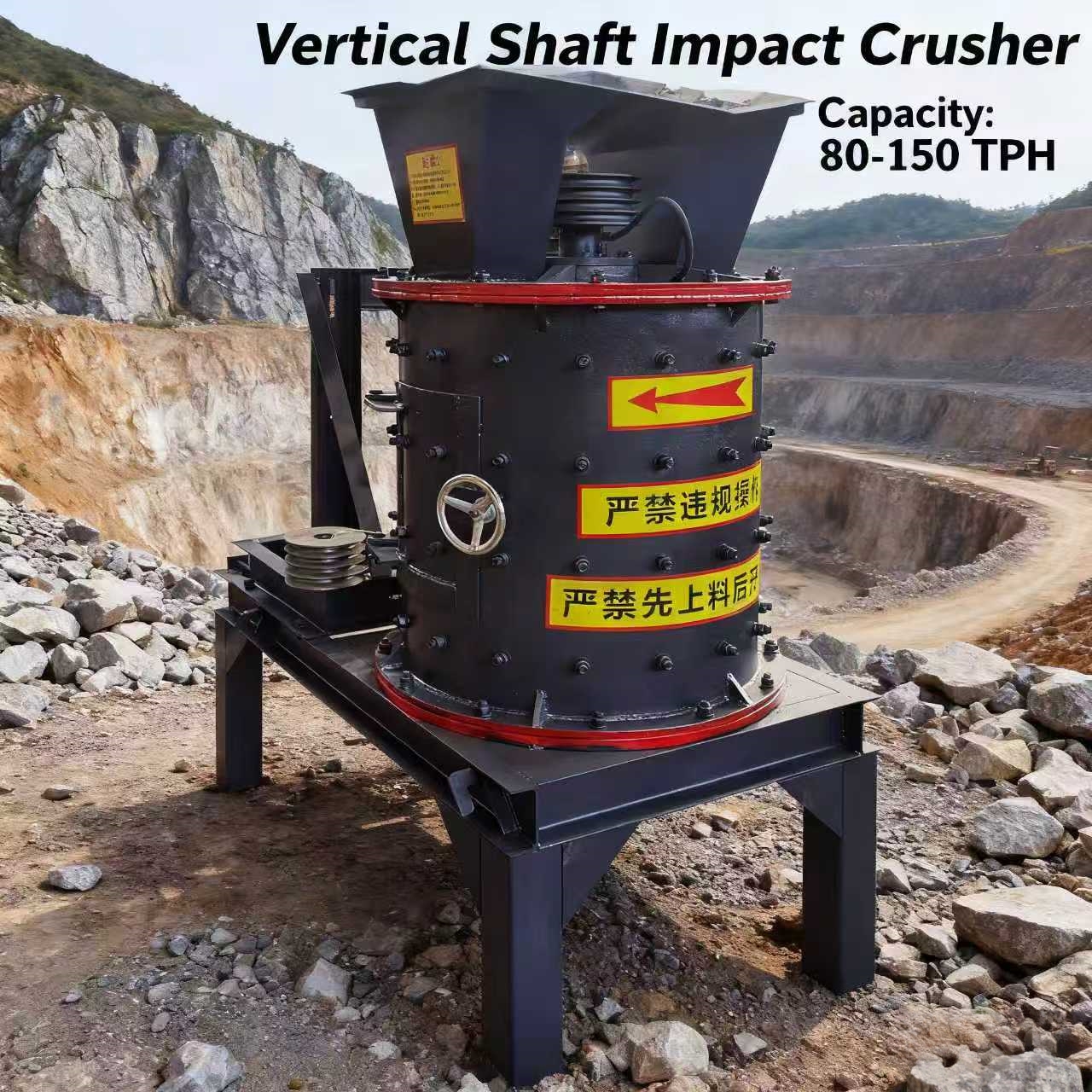 Vertical compound crusher