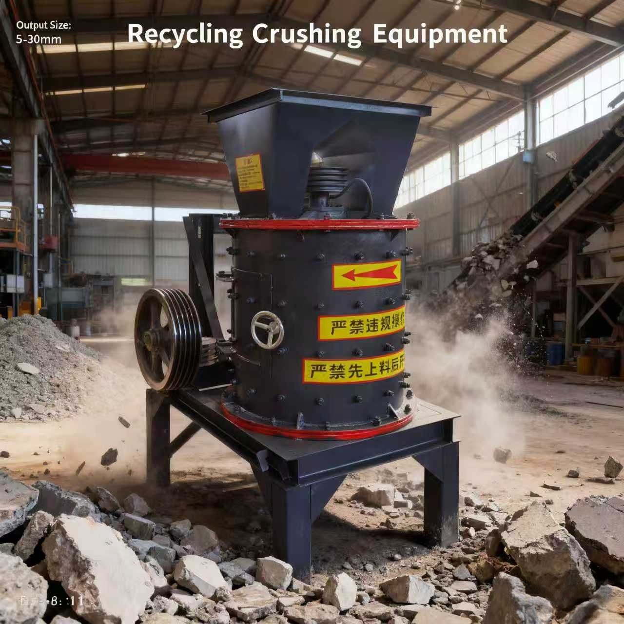 Vertical compound crusher