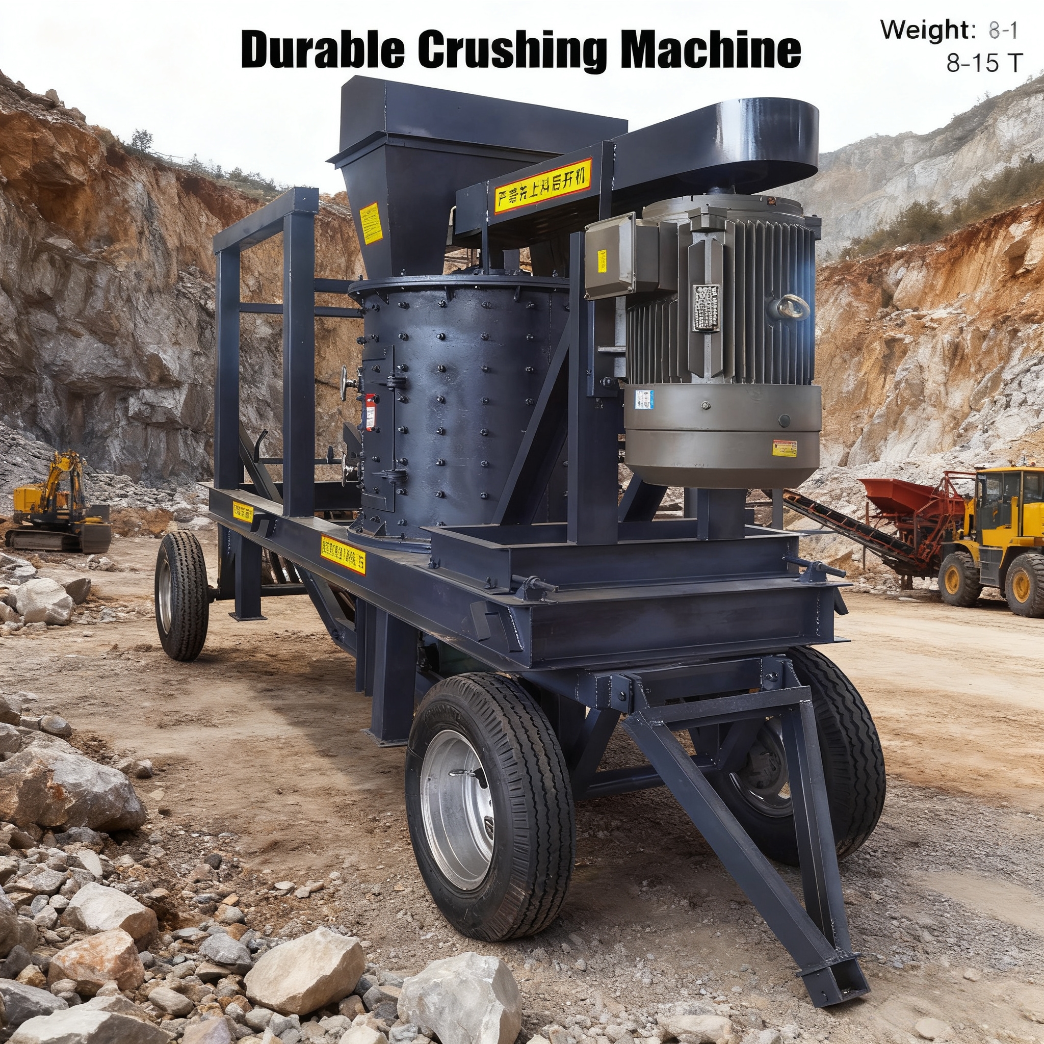 Vertical compound crusher