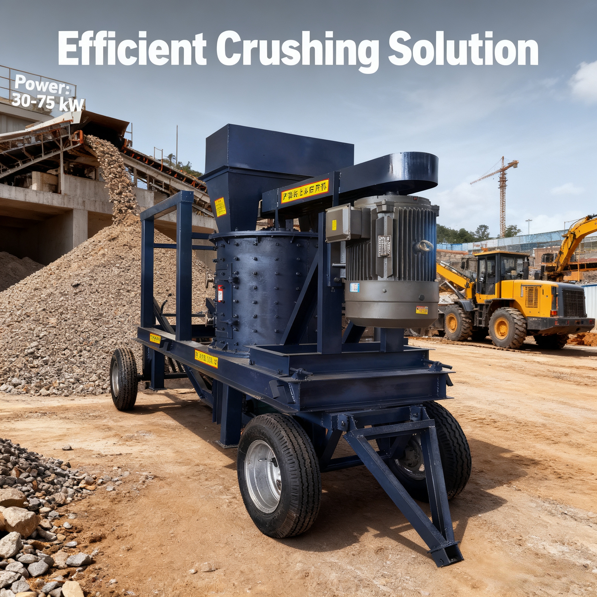 Vertical compound crusher